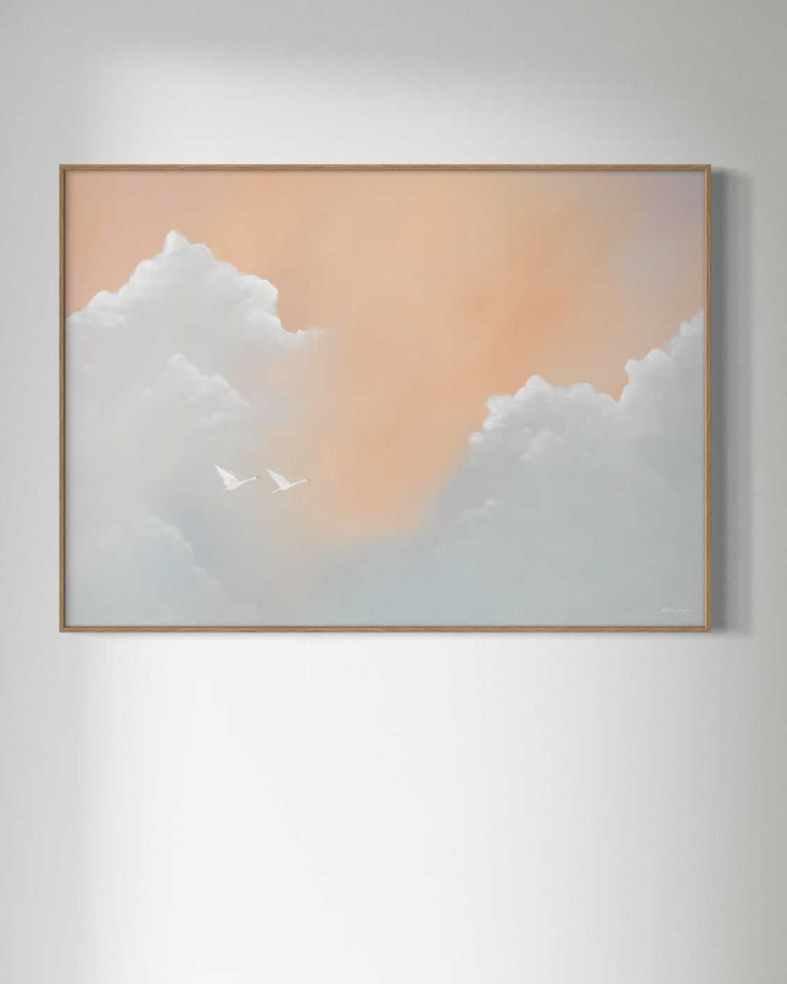 "Chasing Sunsets" Plakat. Printet på 'fine art' bomuldspapir. – Malene ...